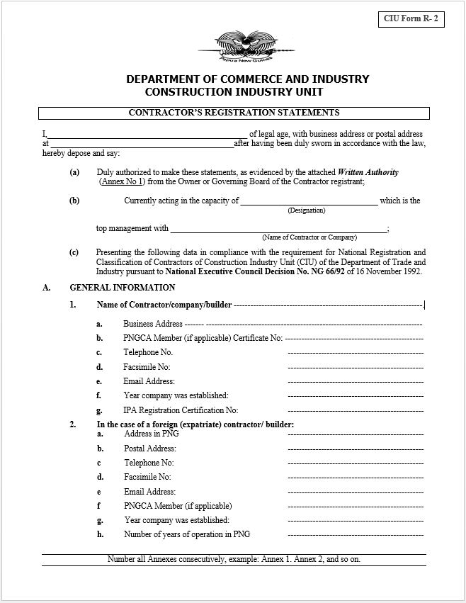 Construction Industry Unit