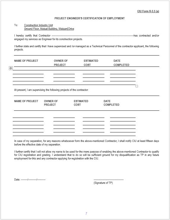 Construction Industry Unit